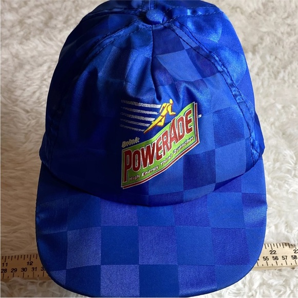 Accessories | Vintage Powerade Hat 8s Snapback Checkered ...